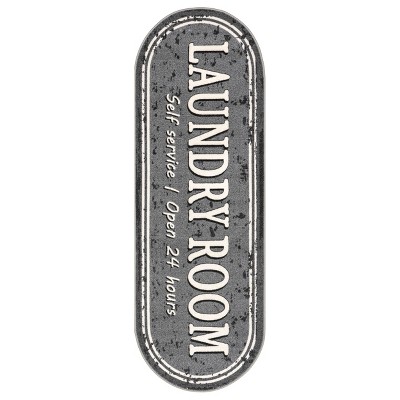 Nuloom Abstract Oval 2x5 Machine Washable Laundry Indoor Mat For Living ...