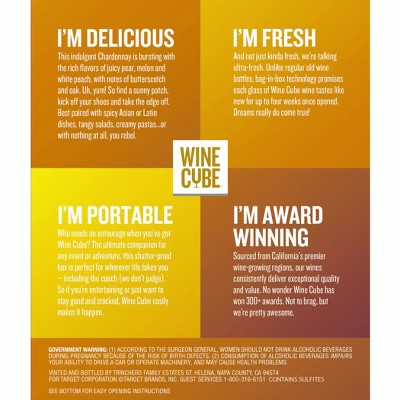 Chardonnay White Wine - 3l Box - Wine Cube™ : Target