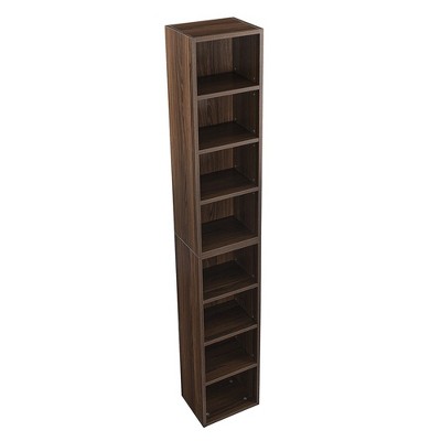Costway Tree Bookshelf 8-tier Bookcase Free Standing Book Rack Display ...