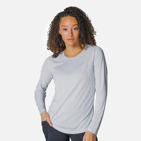 Vapor Apparel Women's Upf 50+ Uv Sun Protection Solar Long Sleeve Shirt - Pearl Grey, X Large ...