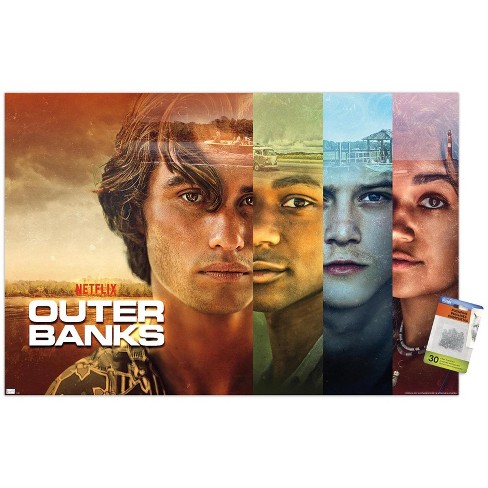 Trends International Netflix Outer Banks - Faces Unframed Wall Poster ...