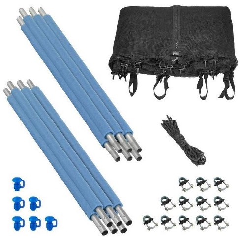 Machrus Upper Bounce Trampoline Safety Enclosure Set Including ...
