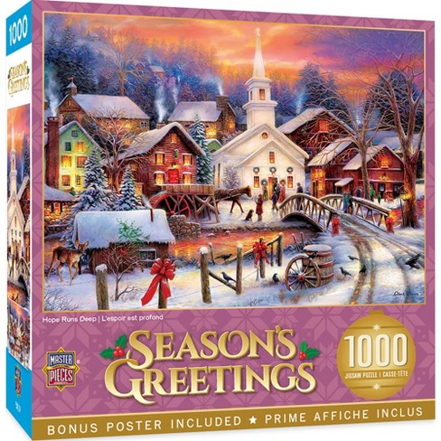 Masterpieces 1000 Piece Christmas Jigsaw Puzzle - Hope Runs Deep - 19. ...
