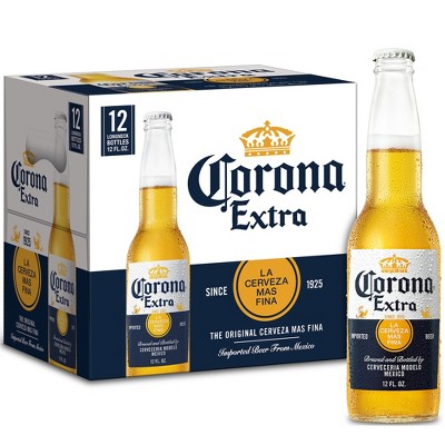 Corona Extra Lager Beer - 12pk/12 Fl Oz Bottles : Target