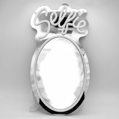National Brand Led Selfie Wall Mirror : Target