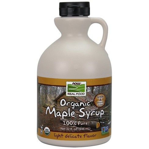 Now Foods Organic Maple Syrup Grade A - 32 Oz Liquid : Target