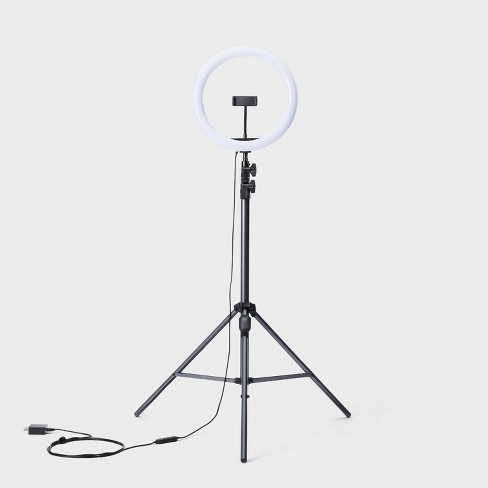 12" Rgb Ring Light With Tripod - Heyday™ Black : Target