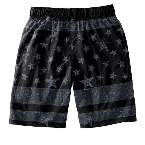 Kingsize Men's Big & Tall Basic 8" 4-way Flex Swim Trunk - Tall - 3xl ...