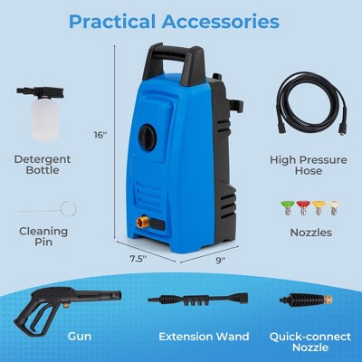 Ironmax Electric Pressure Washer with Wheels 5 Quick Australia | Ubuy