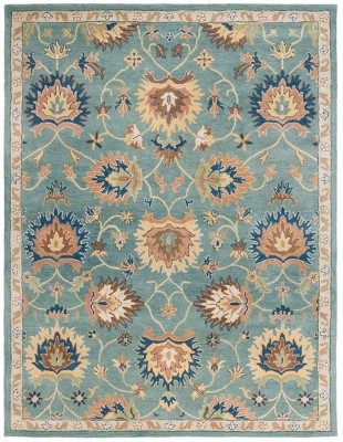 Heritage Hg651 Hand Tufted Area Rug - Light Blue - 8'9"x11'9 ...
