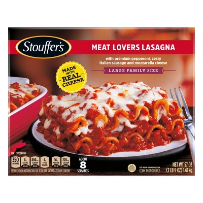 Stouffers Family Size Meat Lovers Frozen Lasagna - 57oz – Target ...