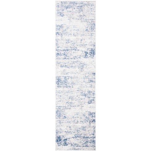 Amelia 700 Ala700 Machine Made Loomed Runner Rug - Ivory/blue - 2'-2" X ...
