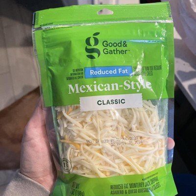 Shredded Reduced Fat Mexican-style Cheese - 7oz - Good & Gather™ : Target