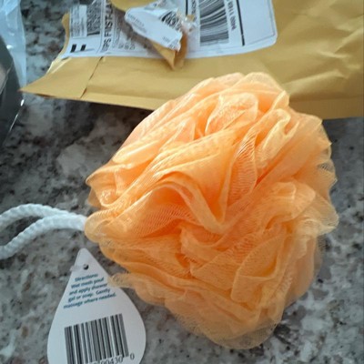 Nikki Secret Orange Mesh Bath And Shower Sponge : Target