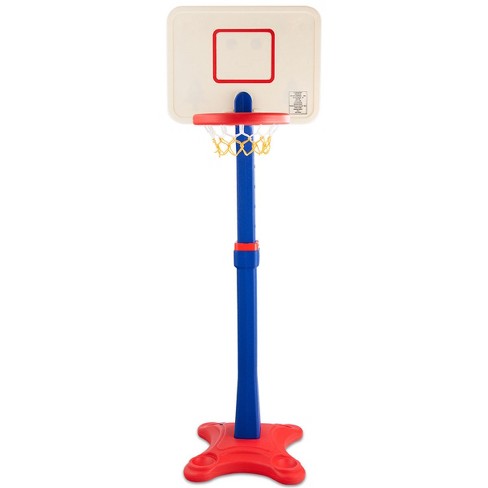 Costway Kids Children Basketball Hoop Stand Adjustable Height 63''-85 ...