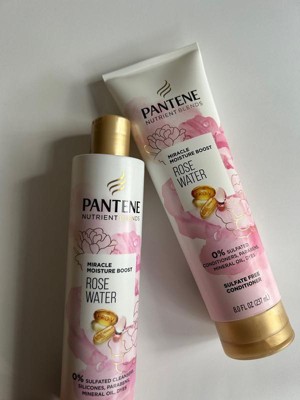 Pantene Sulfate Free Rose Water Shampoo And Conditioner Dual Pack ...