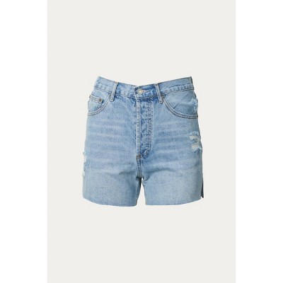Women's Cutoff High-rise Denim Short - By Together L : Target