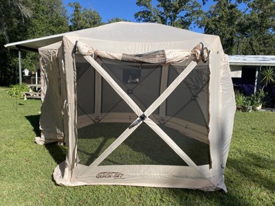 Clam Quick-set Pavilion Portable Pop-up Outdoor Camping Gazebo Screen ...