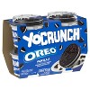 Yocrunch Low Fat Vanilla With Oreo Yogurt - 4ct/4oz Cups : Target