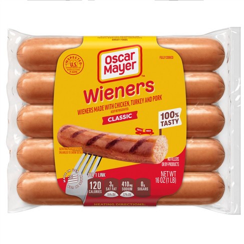 Oscar Mayer Original Wieners Hot Dogs - 16oz/10ct : Target