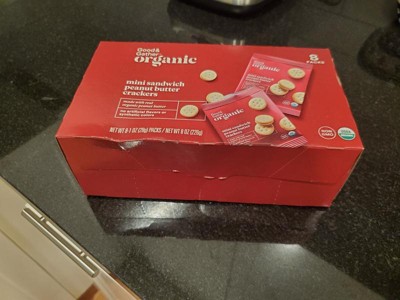 Organic Mini Peanut Butter Sandwich Crackers - 8ct - Good & Gather ...