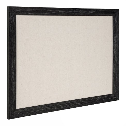 23" X 29" Beatrice Pinboard Rustic Brown - Designovation: Linen Fabric ...