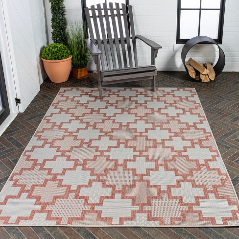 Cyrus Modern Geometric Tile Pattern Indoor/outdoor Area Rug - Jonathan ...