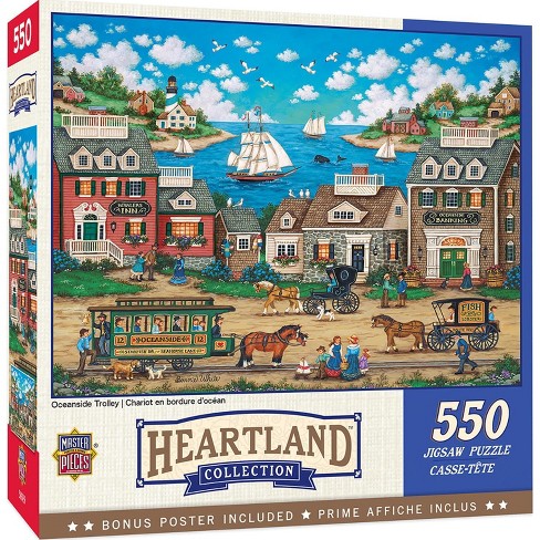 Masterpieces Inc Oceanside Trolley 550 Piece Jigsaw Puzzle : Target