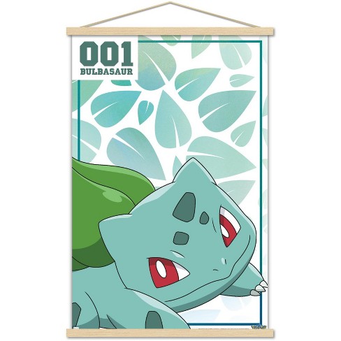 Trends International Pokémon - Bulbasaur 001 Magnetic Framed Wall ...