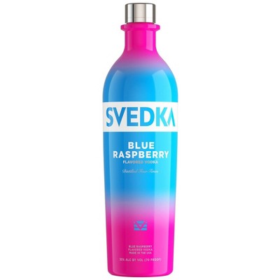 Svedka Blue Raspberry Flavored Vodka - 1l Bottle : Target