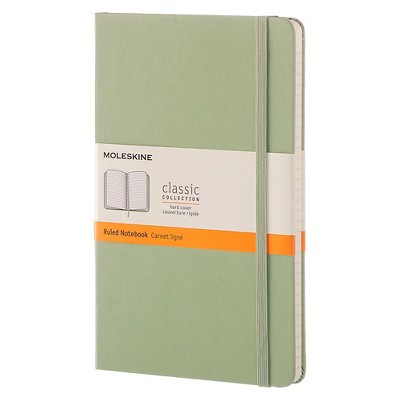 Moleskine 240pg Ruled Notebook Large Hardcover Light Green : Target