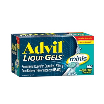 Advil Liqui-gels Pain Reliever/fever Reducer Liquid Filled Capsules ...