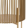 Kate And Laurel Paynter Round Metal Freestanding Planter, 2 Piece, Gold ...