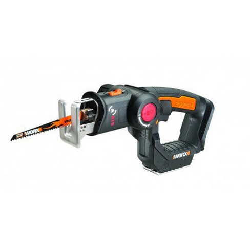 Worx Wx550l.9 20v Power Share Axis Cordless Reciprocating & Jig Saw ...