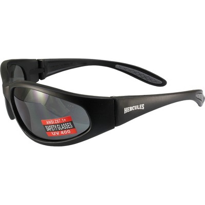 Global Vision Eyewear Hercules 5 Safety Motorcycle Glasses With Gray ...