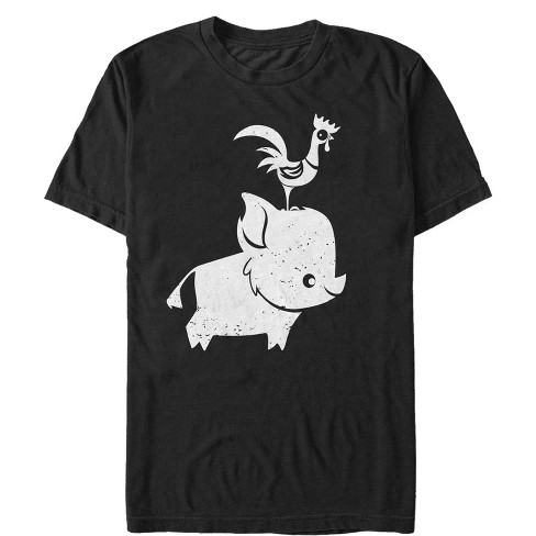 Men's Moana Pua Hei Hei Silhouette T-shirt : Target