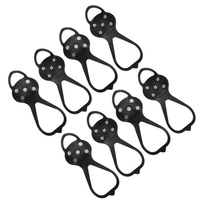 Unique Bargains Non-Slip Traction Climbing Hiking Ice Grippers Spike ...