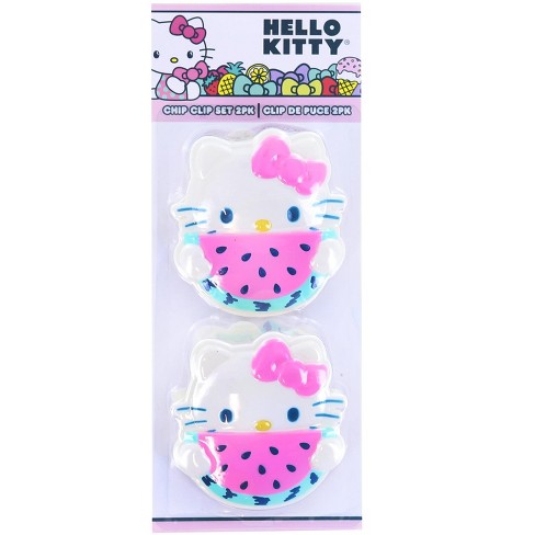Seven20 Hello Kitty With Watermelon 2 Piece Chip Clip Set : Target