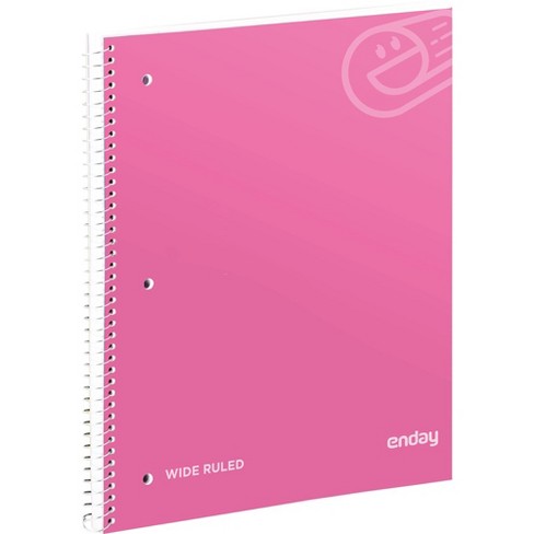 Enday 1-subject Wide Ruled Spiral Notebook - 70 Sheets : Target