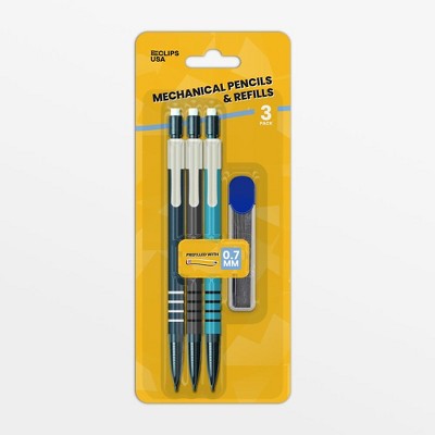 14431: Mechanical Pencils 0.7mm With Refills, Pack Of 3 (48 Packs) : Target