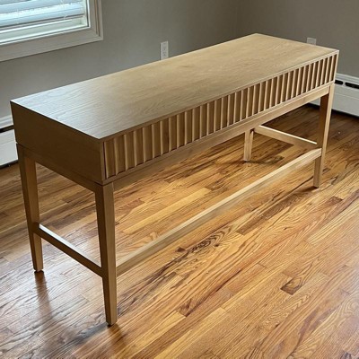 Thousand Oaks Wood Scalloped Desk Brown - Threshold™ Designed With ...