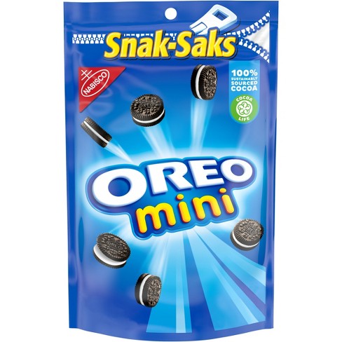 Oreo Mini Chocolate Sandwich Cookies - Snack-sak - 8oz : Target