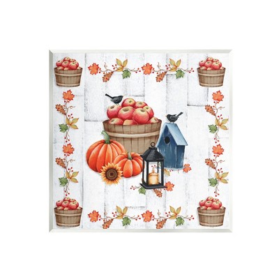 Stupell Industries Autumnal Apples & Lantern, 12'' X 12'' : Target