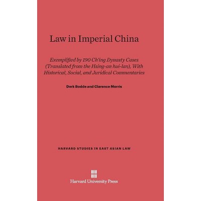 Law In Imperial China - (harvard Studies In East Asian Law) By Derk ...