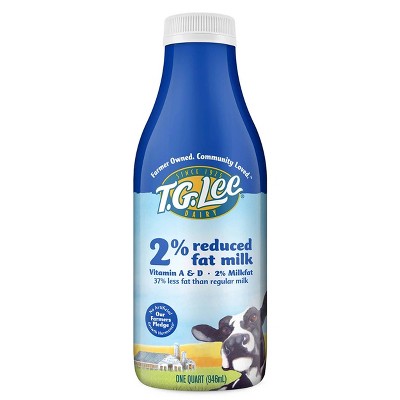 T.g. Lee 2% Reduced Fat Milk - 1qt : Target