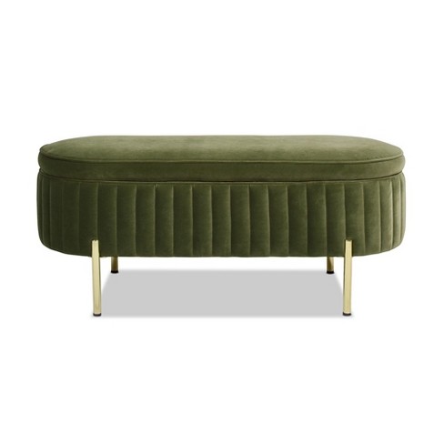 Sandy Wilson Home Chloe Modern Glam Storage Bench : Target