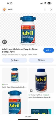 Advil Pain Reliever/fever Reducer Liqui-gel Minis - Ibuprofen (nsaid ...