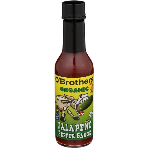 O Brothers Hot Sauce Organic Jalapeno Pepper 5 Oz : Target