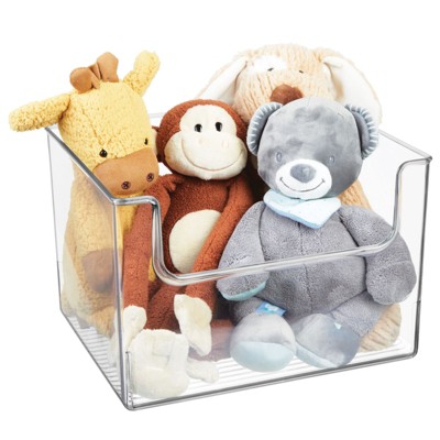 Mdesign Linus Front Dip Storage Bin Cubby Organizer, 4 Pack - 10 X 12 X ...