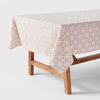 84" X 60" Cotton And Linen Blend Tablecloth - Threshold™ : Target